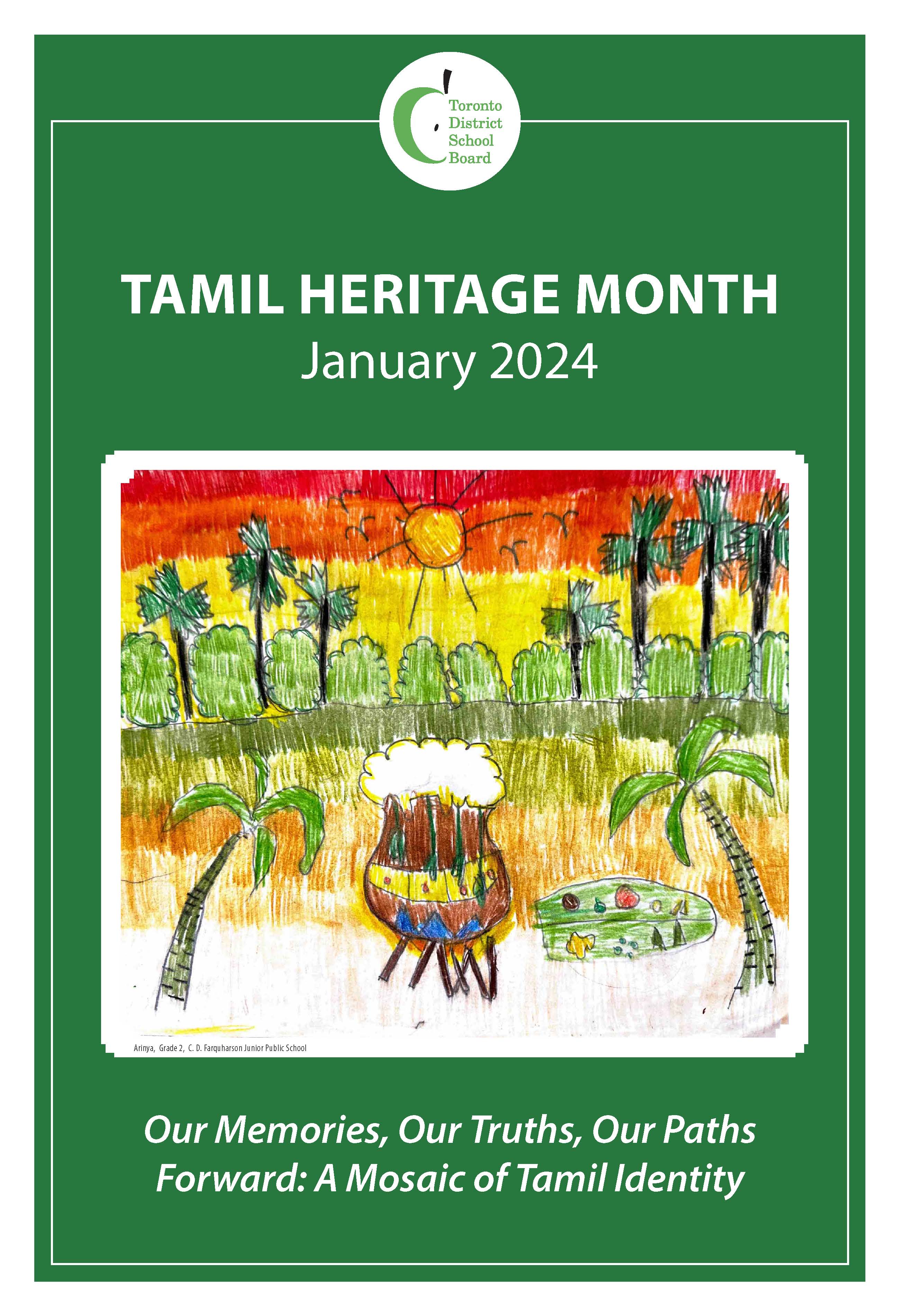 News: Tamil Heritage Month - January 2024 | Toronto District School Board